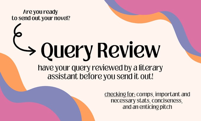 Review and edit your query letter by Ros_natalie | Fiverr