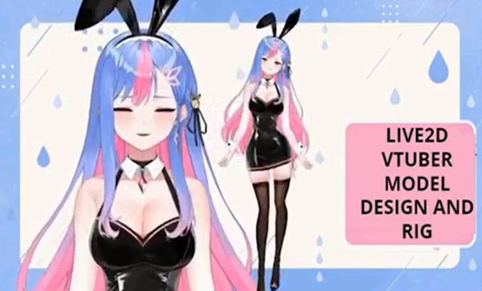 Design and rig high quality live2d vtuber model, vtuber rigging live2d rigging by Hoyinlek | Fiverr