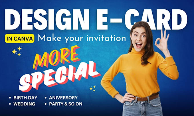 Create attractive animated e invitation card in canva by Chumki ...