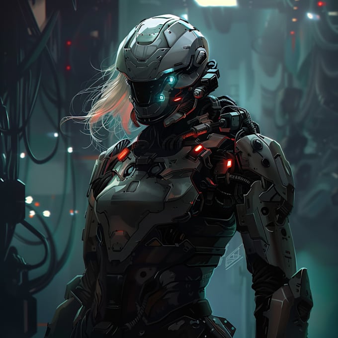 Make a professional sci fi character designs by Hasnuth | Fiverr