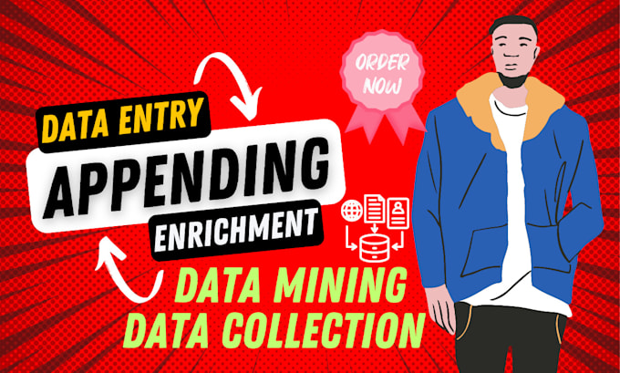 Be data appending, enrichment, and data entry by Md_huraira1 | Fiverr