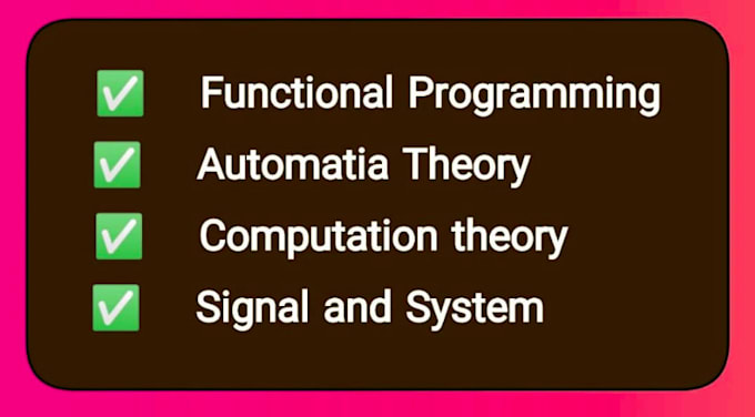 Functional Programming Computation Automata Theory Signal And System Assignment By Tutorfatima32