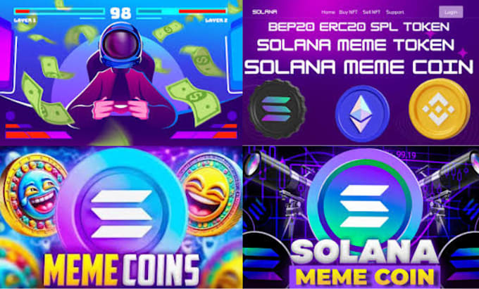 Do crypto telegram promotion, solana meme coin, meme coin promotion telegram ads by Ansharah00 ...