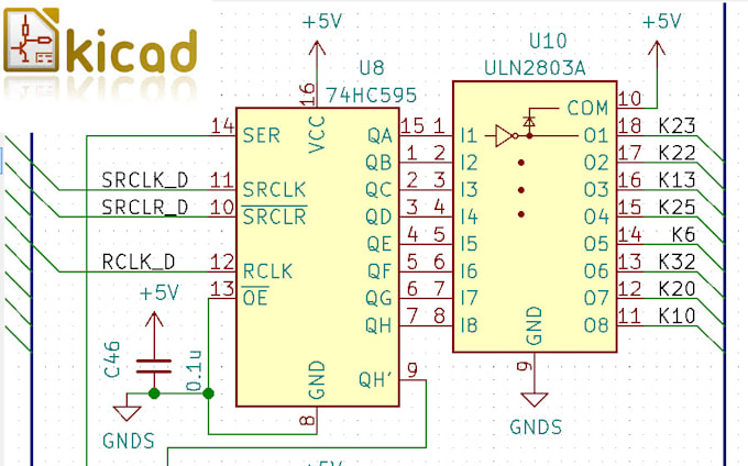 Provide expert electronic circuit design using kicad, easyeda, eagle ...