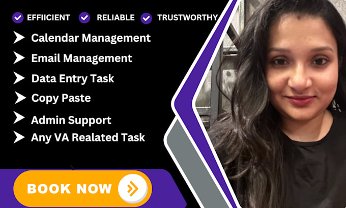 Be your personal and professional virtual assistant by Susmita_saha94 ...