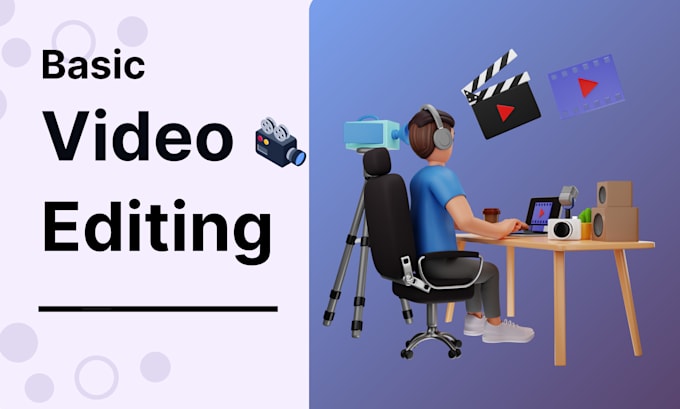 Do basic video editing for youtube, instagram, and tiktok within 24 ...
