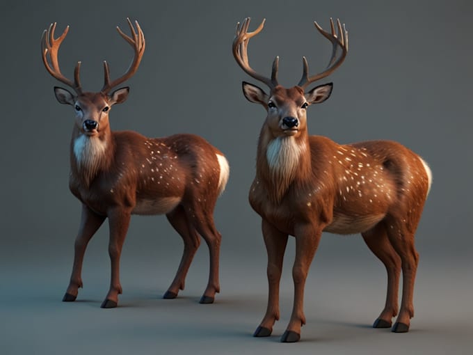 Create cute 3d model, 3d animal character modeling, 3d creature, 3d ...