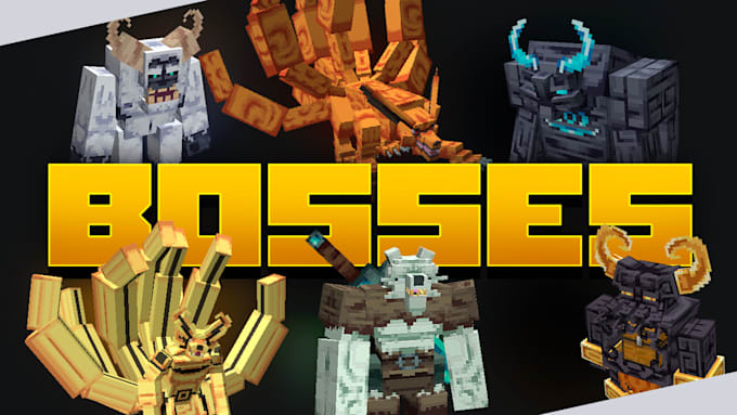 Make blockbench bosses and entities for your minecraft by Guinog12 | Fiverr