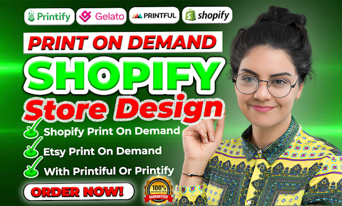 Print on demand, shopify dropshipping, etsy pod, shopify pod, shopify printful by Will_smith59 ...