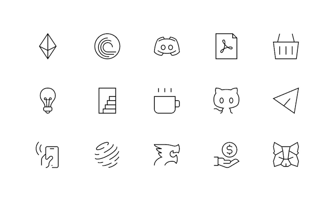 Create line art icons by Richardschumann | Fiverr