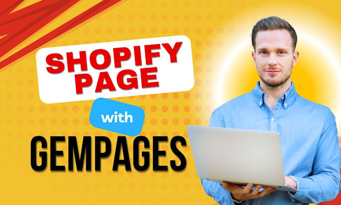 Build a page for your shopify store with gempages builder by Wrighthughes | Fiverr