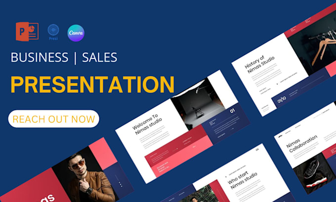 Design sales presentation, business presentation on powerpoint, prezi, canva by Beth201 | Fiverr