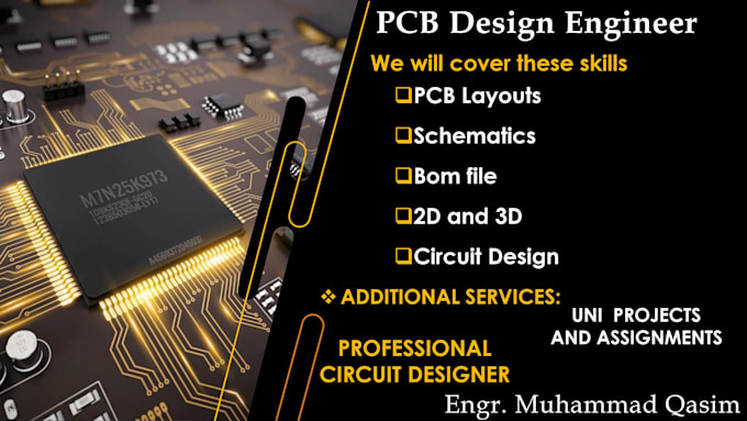 Make professional pcb design, schematic, layouts, gerber, bom and 3d by ...