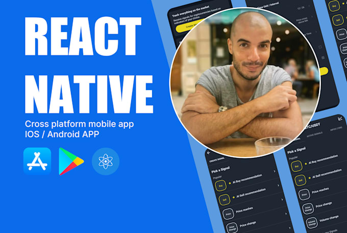 Develop A Cross Platform Mobile App Using React Native By Tahola Fiverr