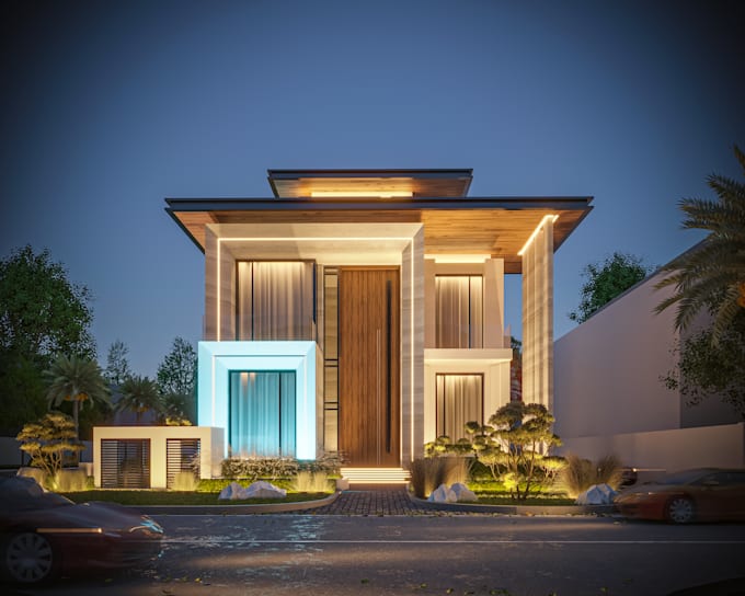 Create exterior and interior home design with house plan by Arabbie ...