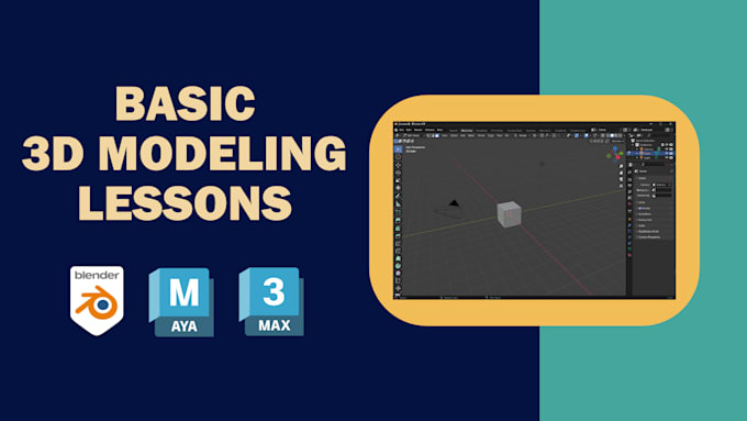Give basic 3d modeling lessons by Santiagoabr | Fiverr