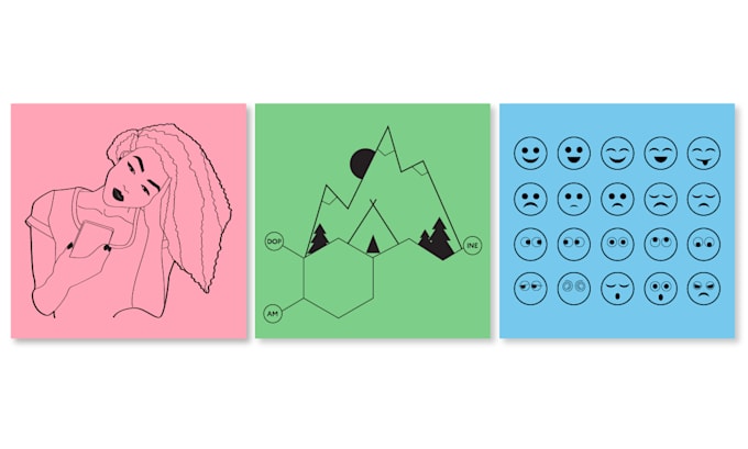 Create stunning advanced line art and icon sets by Olenadesign | Fiverr