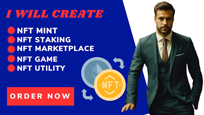 Build nft minting, staking, and marketplace on web3 by Rodiguezsmith | Fiverr