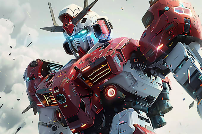 Design custom robot, mecha and cartoon character by Jithuslun | Fiverr