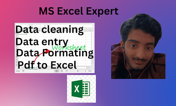 Do excel data cleaning pdf to excel data formatting by Shaheeransar | Fiverr