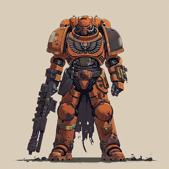 Do warhammer 40k character and creature by Uaoerayer | Fiverr