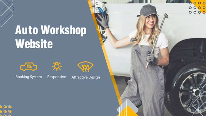 Build auto workshop website with appointment system by Mkamrantech | Fiverr