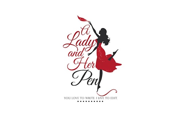 Create elegant illustration lady pen logo by Grace_kosinski | Fiverr