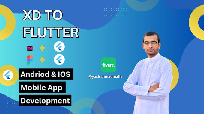 Convert your xd design into flutter ui code by Yasirahmadmalik | Fiverr