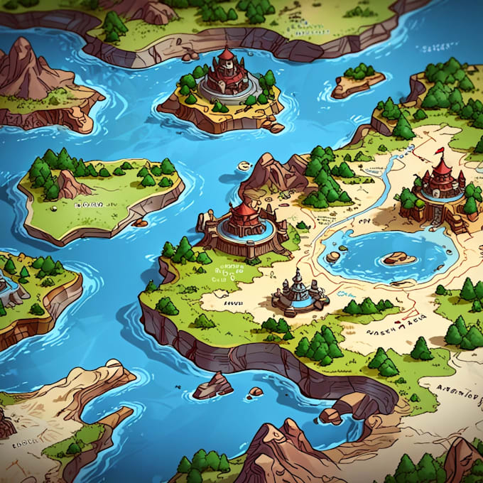 Draw a professional fantasy map for you by Annalsman | Fiverr