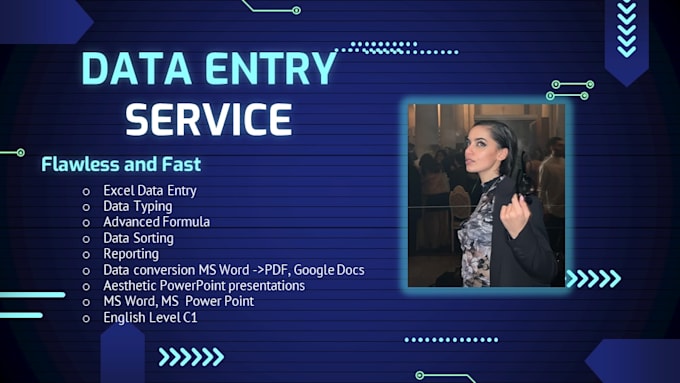 Do excel word data entry, fast typing, copy paste, formatting, ppt slides by Urshinigami | Fiverr