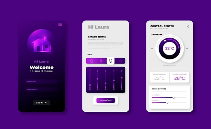 Do modern web ui ux design and mobile ui ux design by Valerie_langosh ...