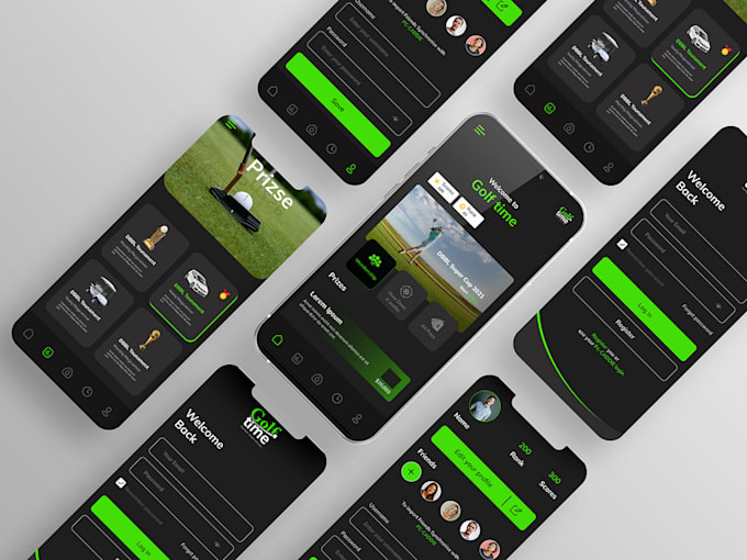 Develop custom golf booking app, golf application, golf app by Agam ...