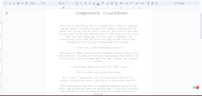 Write a short story for you by Snowyanimations | Fiverr