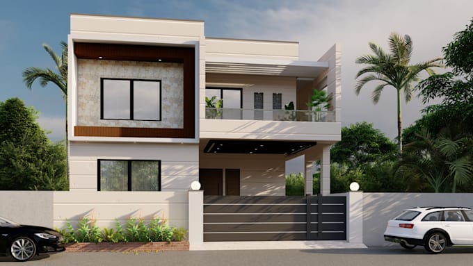 Perform 3d modeling and rendering using sketchup and lumion by Usamakazmi01 | Fiverr