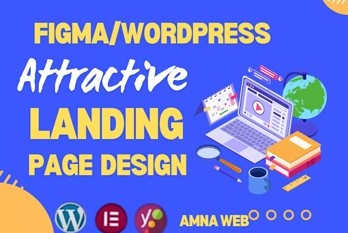 Build attractive landing page design , website design using figma by Amnazahid111 | Fiverr