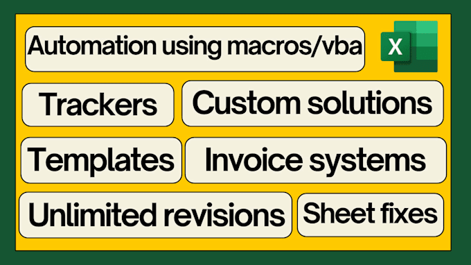 Create Templates Or Spreadsheets Using Macros Vba Formulas By