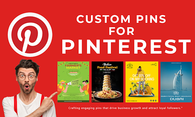 Design custom pinterest 100 images by Rakeshgraphixx | Fiverr