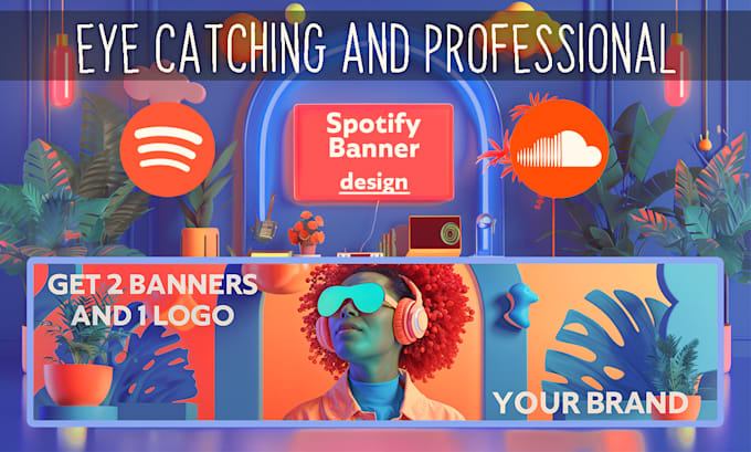 Create eye catching spotify banners with free logo design by Manucmm ...