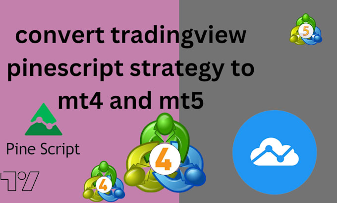 Convert tradingview pinescript strategy to mt4 and mt5 by Diamondvicofx | Fiverr