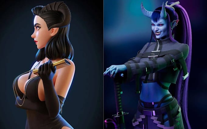 Model a fantasy character, 3d metahuman character 3d game asset in unreal engine by John_mike43 ...