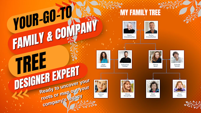 Design an amazing family tree, company tree by Matthew_tree | Fiverr