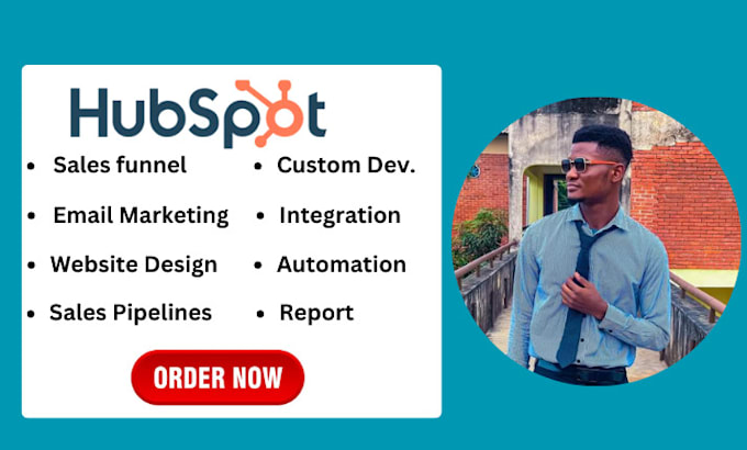Setup hubspot, hubspot crm, hubspot automation, hubspot landing page website by Joseph_guilds ...