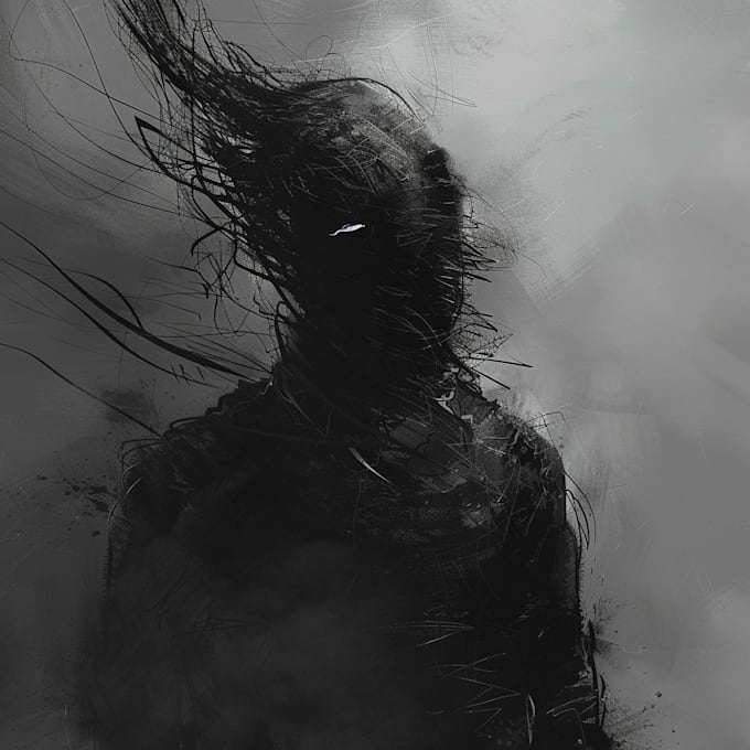 Draw a dark horror art and fantasy horror illustration by Khiesni | Fiverr