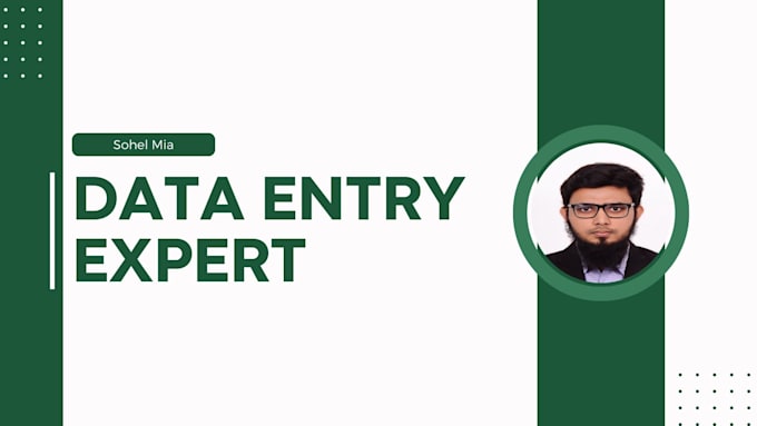 Do data entry, mining, scraping, formatting, product listing by Sohel_mia_ca | Fiverr