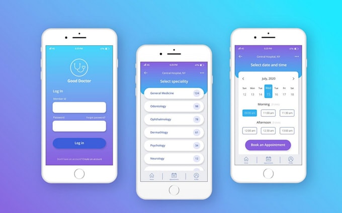 Do modern web ui ux design and mobile ui ux design by Minnie_kuhn | Fiverr