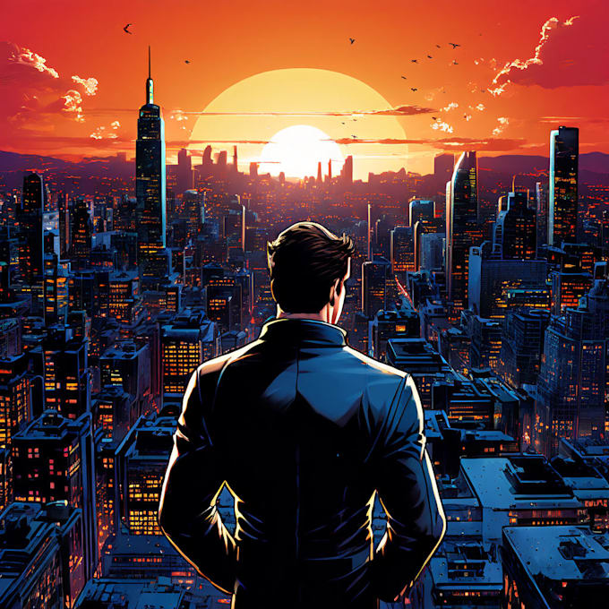 Draw a cover art or comic cover art by Tahosarles | Fiverr