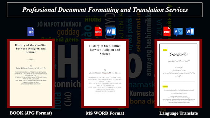 Convert jpg to word pdf and translate documents by Graphics_lab7 | Fiverr