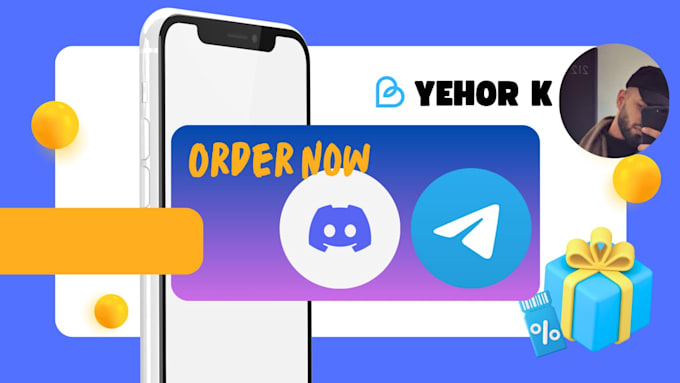 Telegram and discord bots by Yehor_22222 | Fiverr