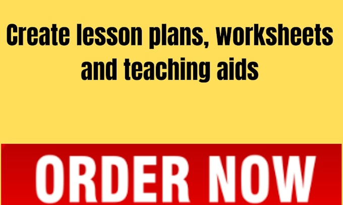 Create lesson plans, worksheets, and teaching aids by Emilyjacobbb | Fiverr