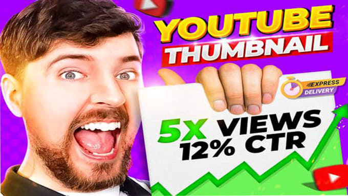 Create thumbnails like mr beast by U_9dad13f3a831 | Fiverr